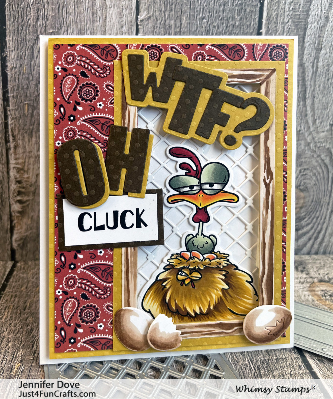 Oh Cluck – Just4FunCrafts