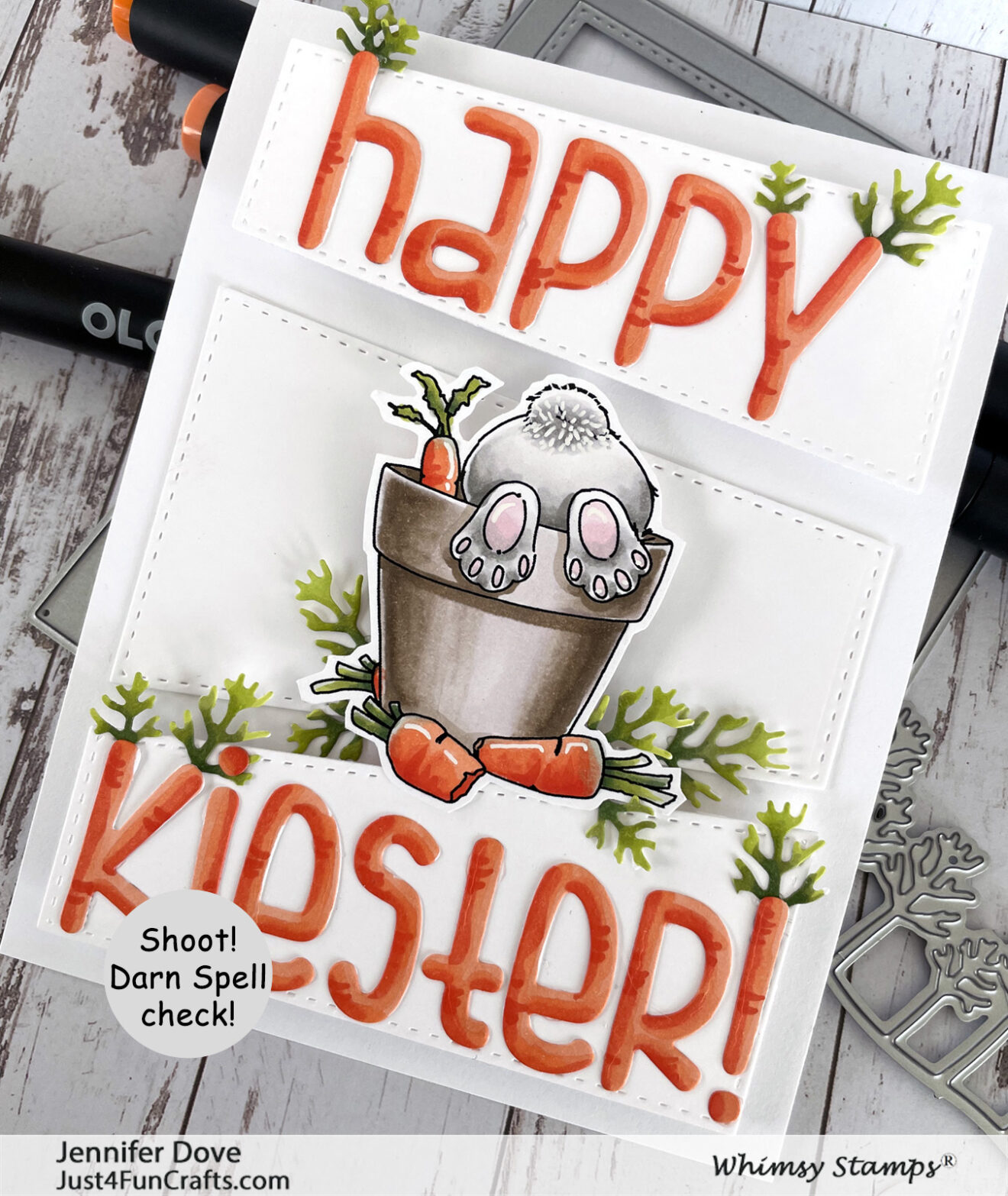 Happy Bunny Keister – Just4FunCrafts