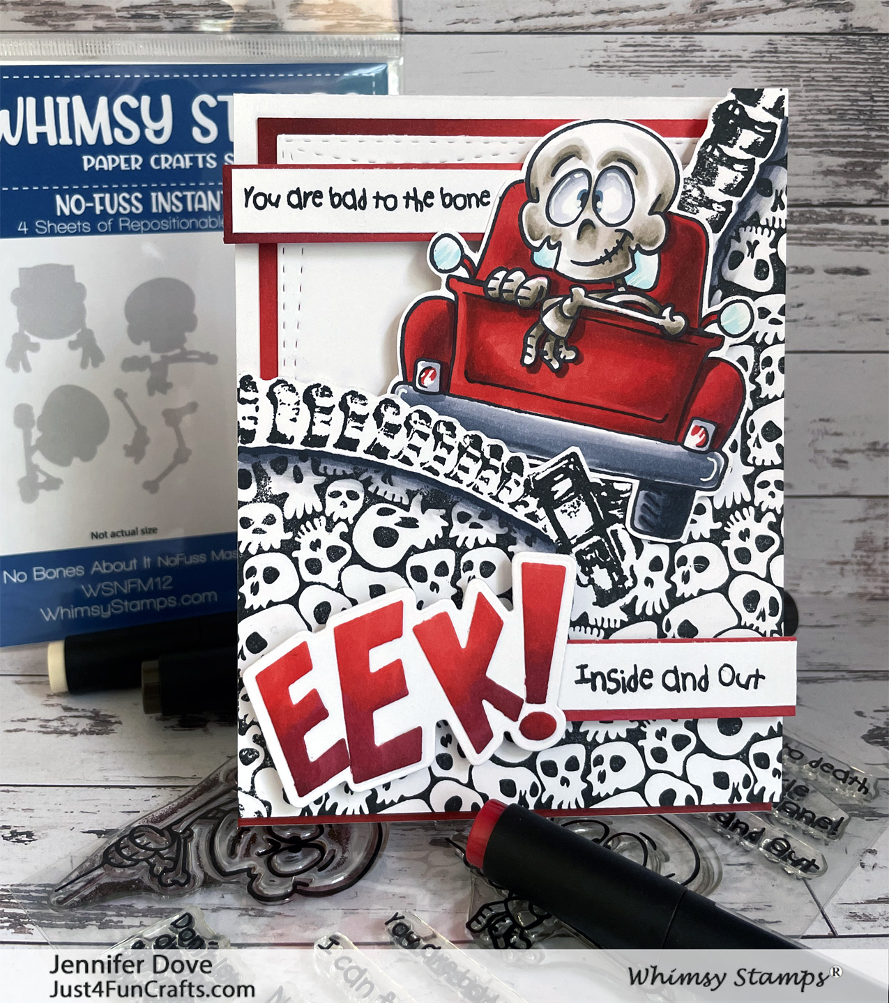 Bad To The Bone – OH YAH! – Just4FunCrafts