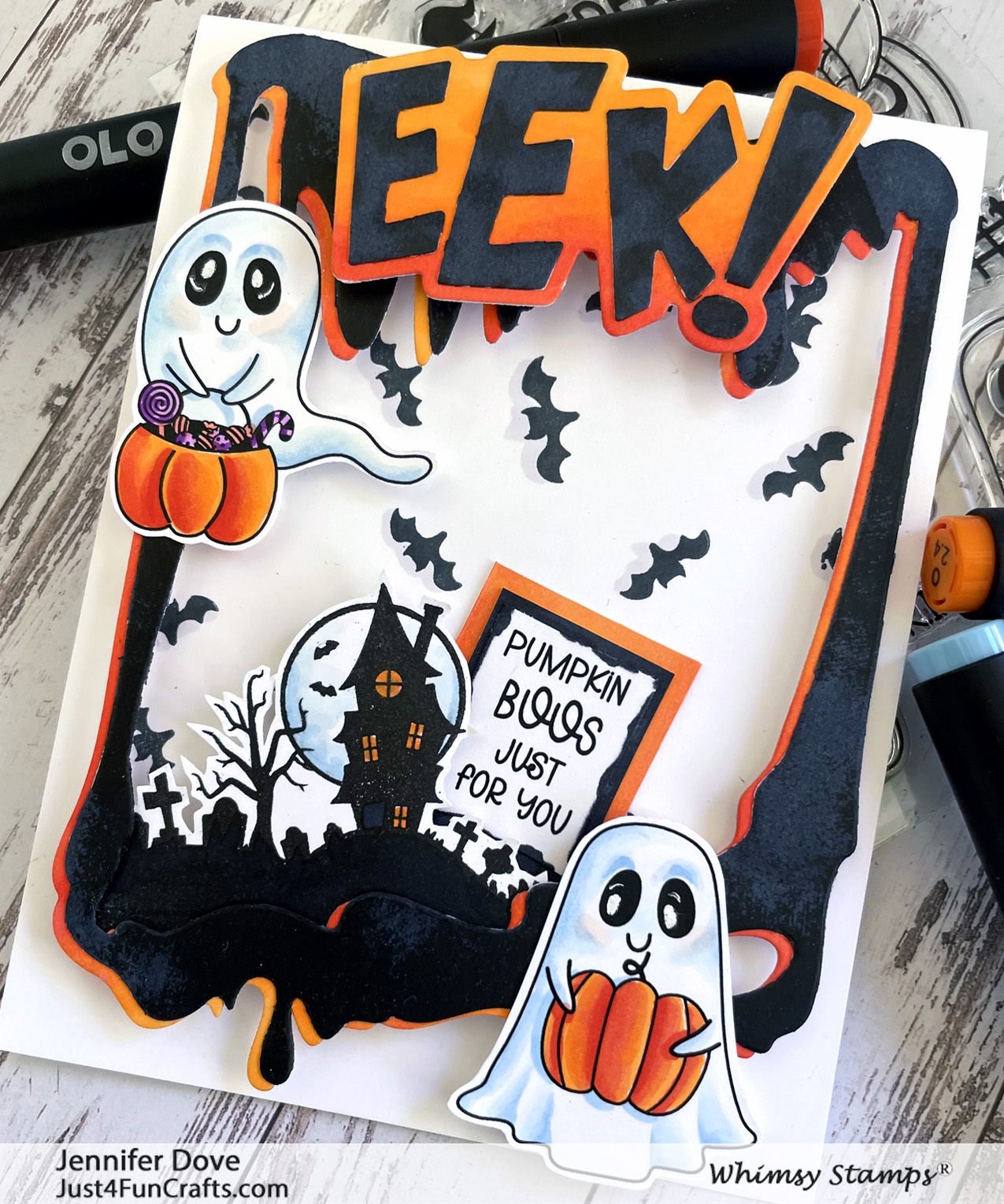 Pumpkin Boos – EXCLUSIVE – Just4FunCrafts